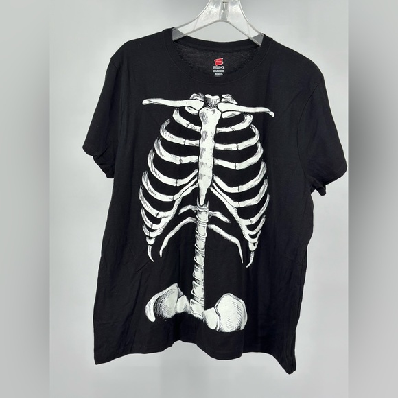 Hanes | Tops | Skeleton Rib Cage Shirt | Poshmark